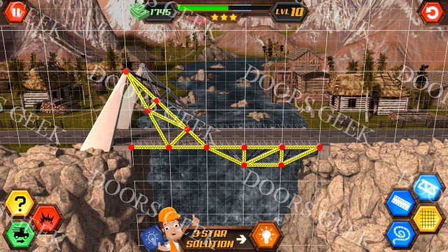 Bridge Construction Simulator [Medium] Level 10 ~ Doors Geek