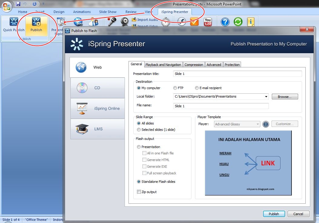 Cara Mengubah PowerPoint Menjadi Flash