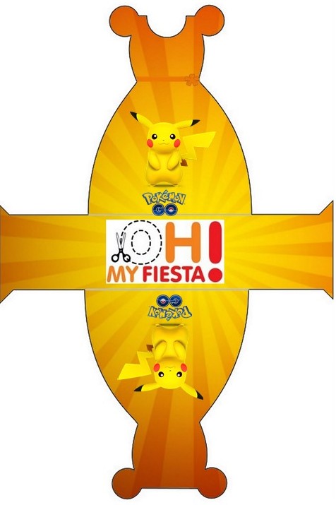 Pikachu: Free Printable Boxes. - Oh My Fiesta! for Geeks