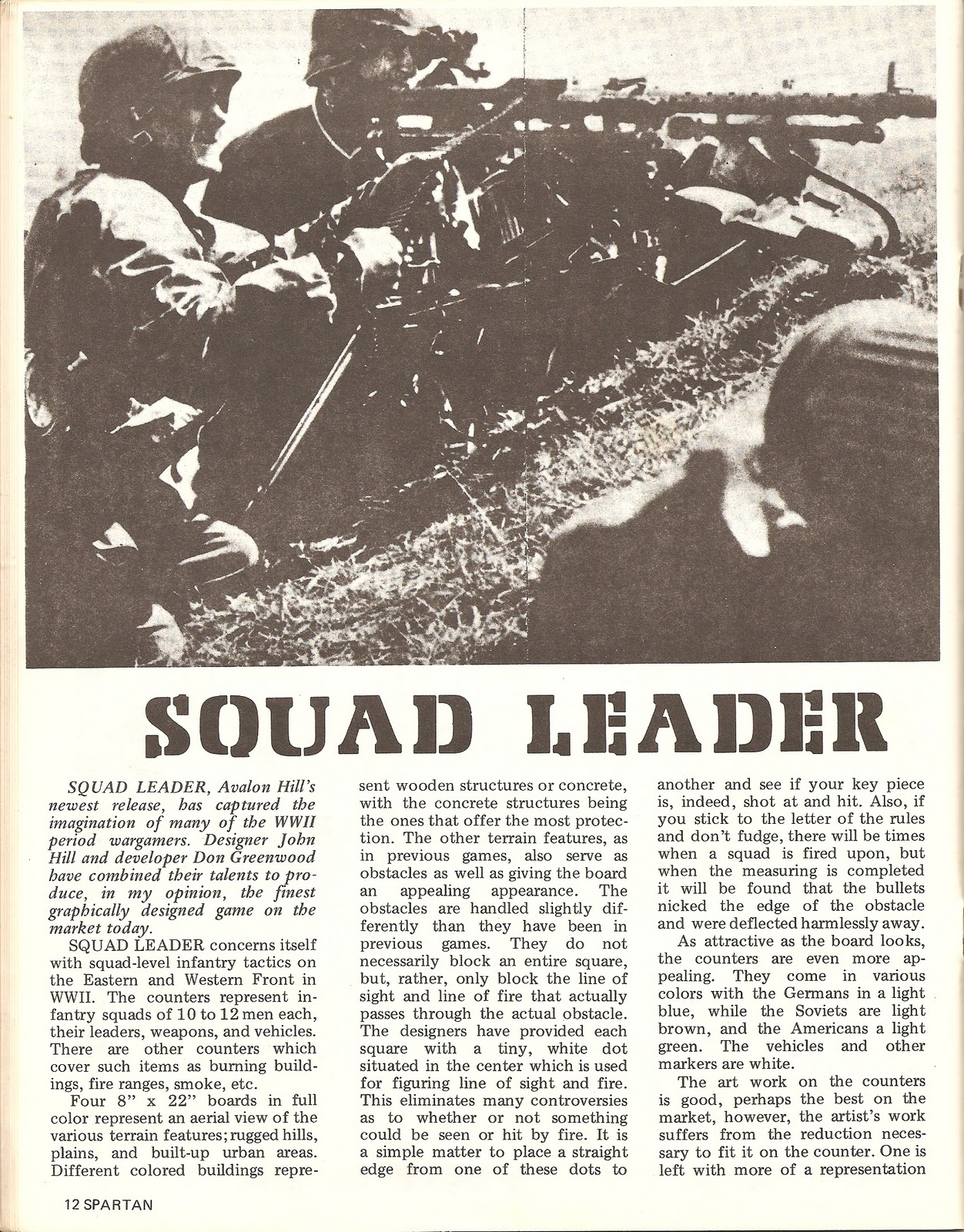 Grumble Jones - An ASL Blog: A review of Squad Leader from 1978
