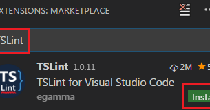 Sql server, .net and c# video tutorial: TSLint in Visual Studio Code