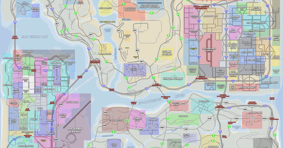 GTA SA LowPoly Mods: LSRP MAP