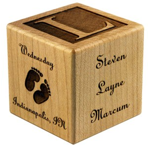 Craft-E-Family's Personalized Baby Block Review *CLOSED Giveaway*