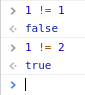 Operadores de Comparação em JS: == , != , > , >= ,