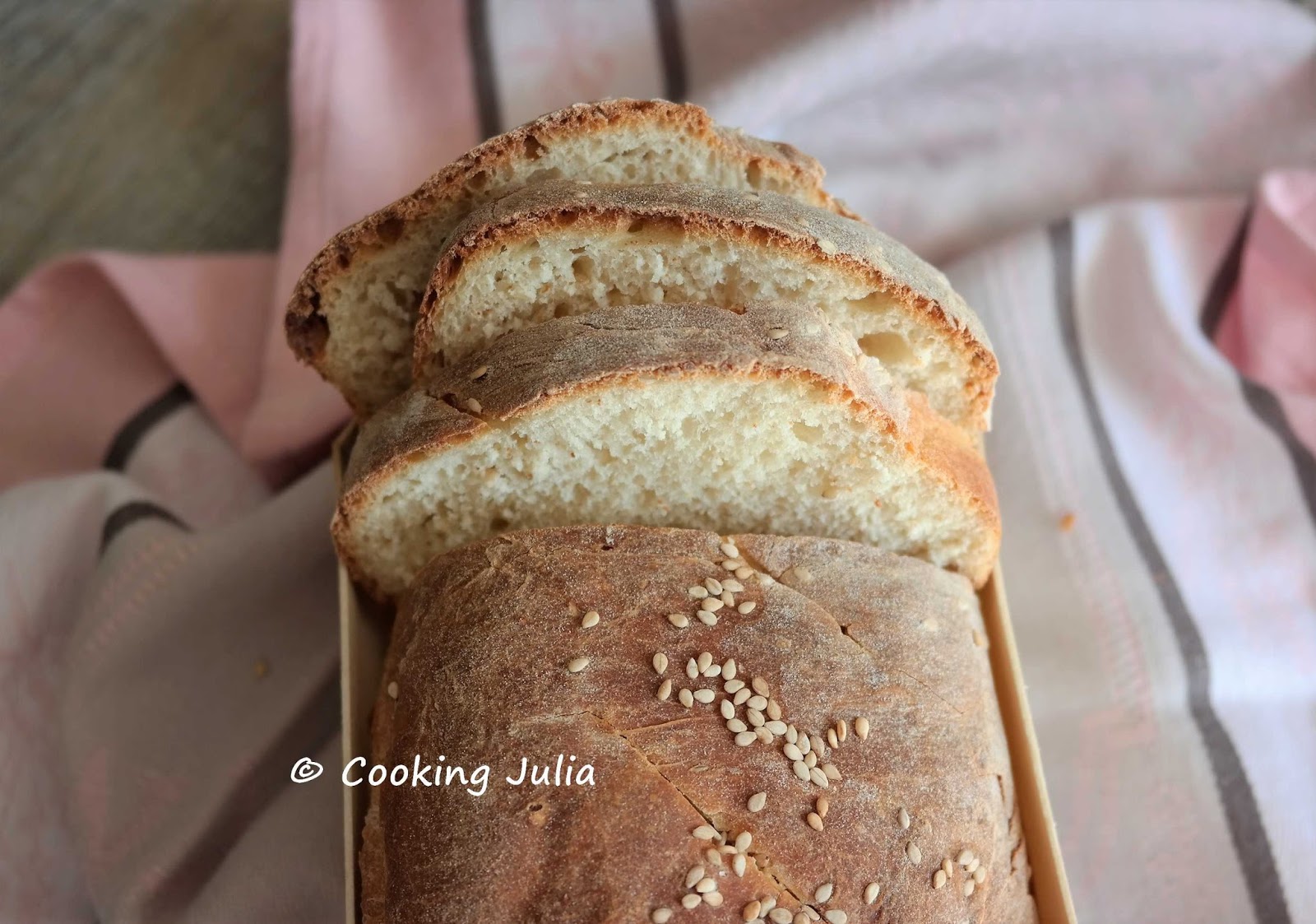 COOKING JULIA : PAIN AU SÉSAME AVEC LA CRAZY DOUGH
