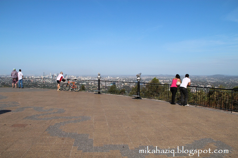 mikahaziq: Brisbane Travel : Mount Cootha Lookout