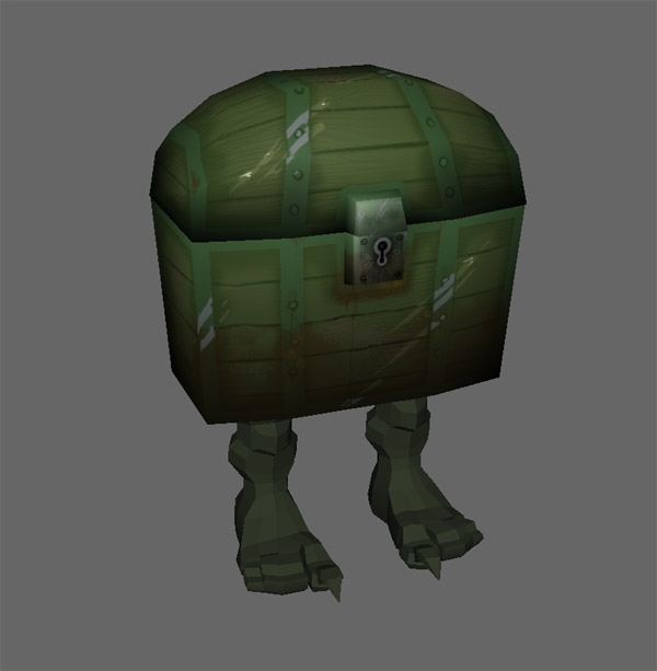 Chest Mimic #1 Poly Mesh | Deranged Scratchings