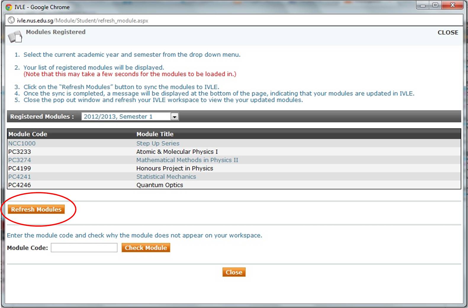 BLISS POINT: (EARLIER) RELEASE OF NUS CORS BIDDING RESULTS