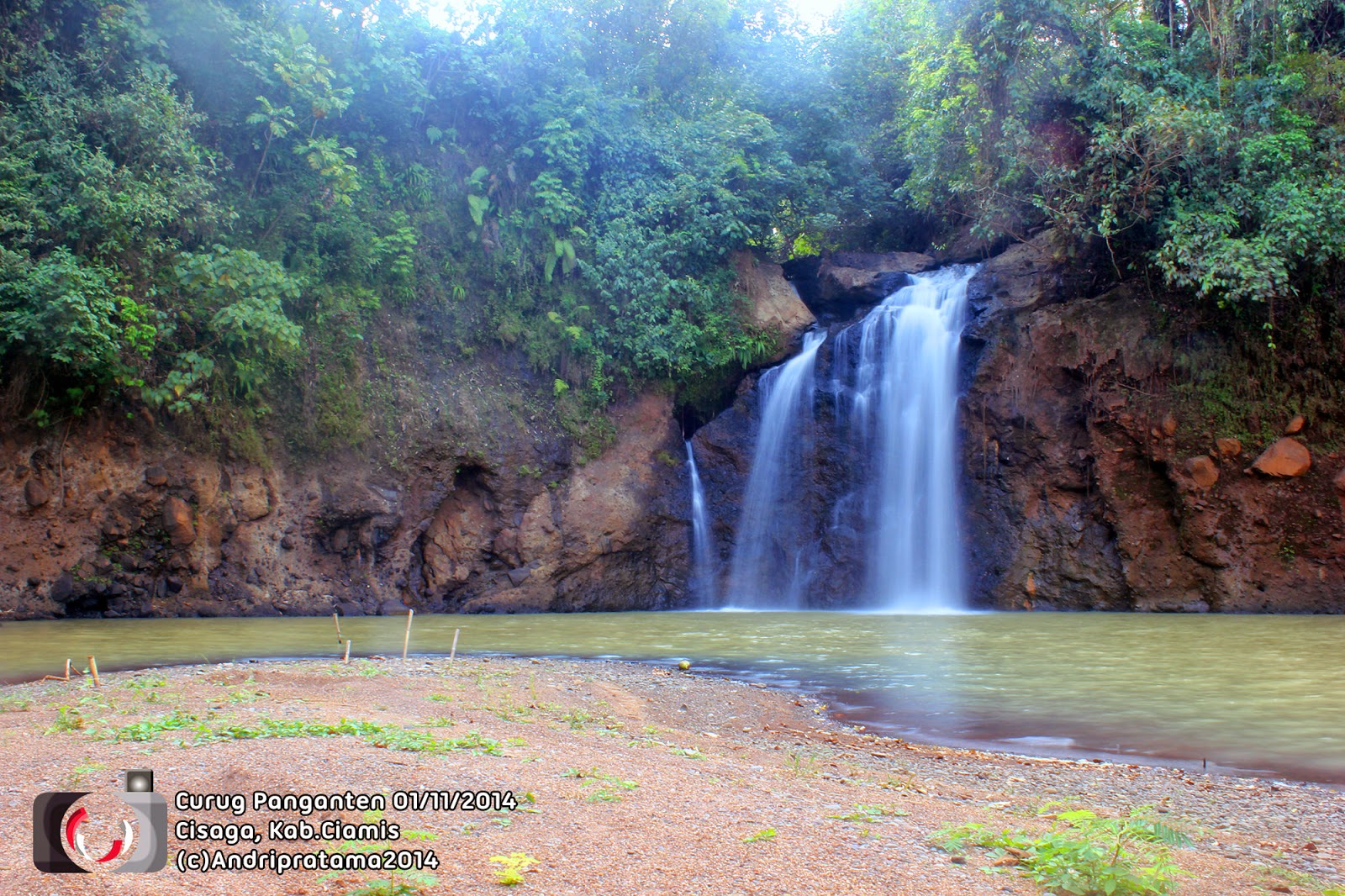 Wisata Curug Panganten Kabupaten Ciamis