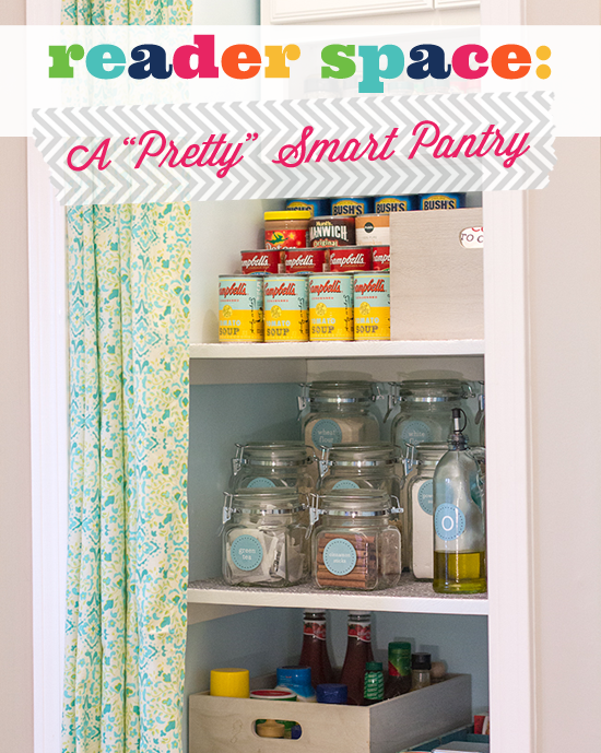 IHeart Organizing: Reader Space: A "Pretty" Smart Pantry!