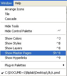 Tutorial and Techniques of Photoshop and PageMaker: Creating master ...