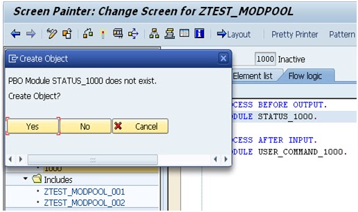 SAP Blogs: Step by Step Module pool program