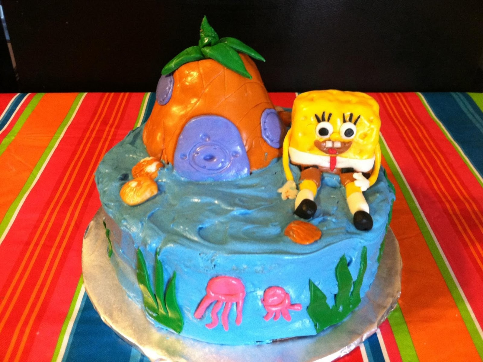 YAYA CREATIONS 3: Sponge Bob Cake