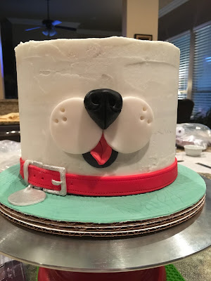 The Bake More: Easy Puppy Dog Face Cake