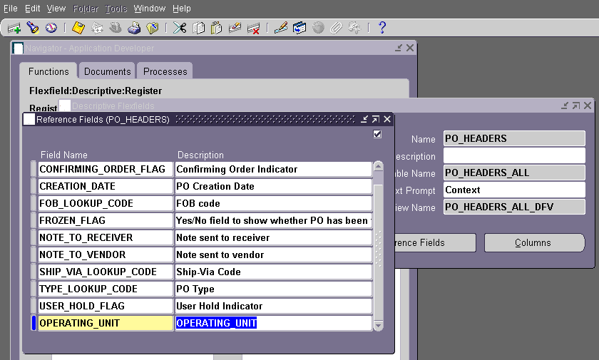Prashant Oracle Procurement Operations: How to use Reference Field on DFF