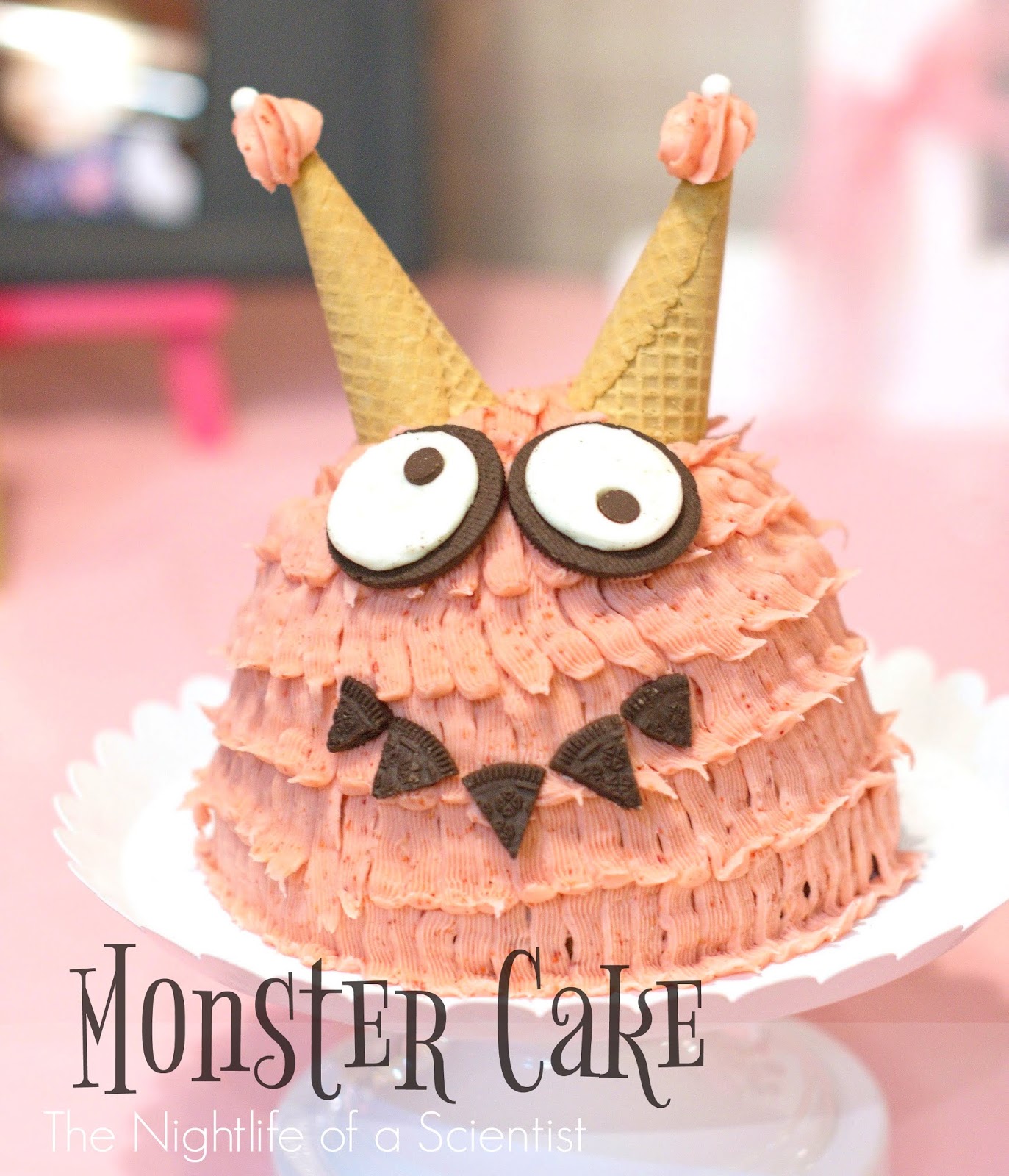 The Night Life of a Scientist: Girl or Boy Baby Monster Cake