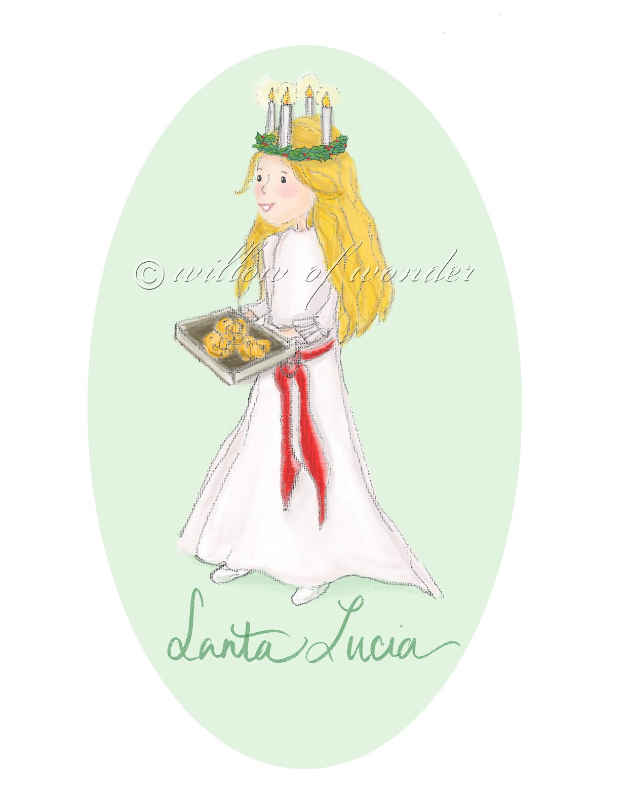 Willow of Wonder: santa lucia day