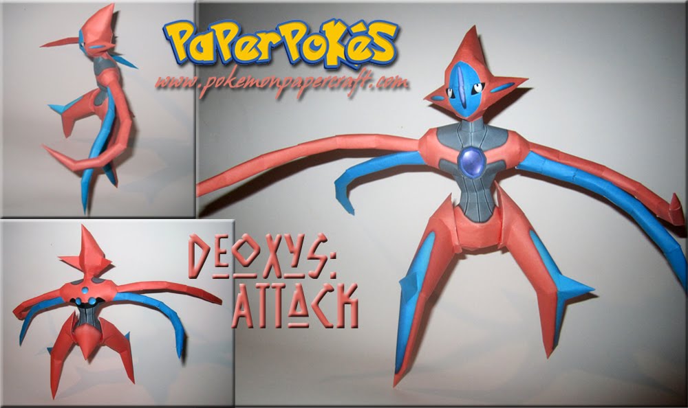 Deoxys (Forma Ataque) | EdKuN´s Papercraft