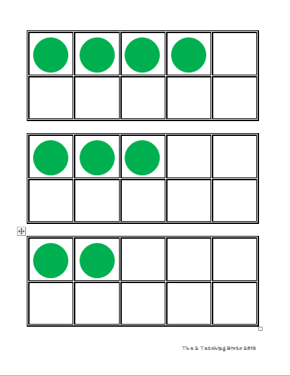 The 2 Teaching Divas: Ten Frames Galore!!
