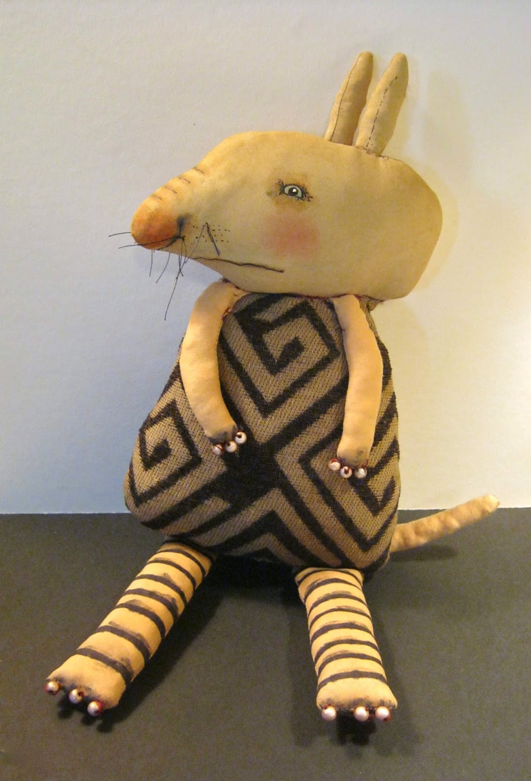 Sandy Mastroni: Rat doll for Etsy , by Sandy Mastroni