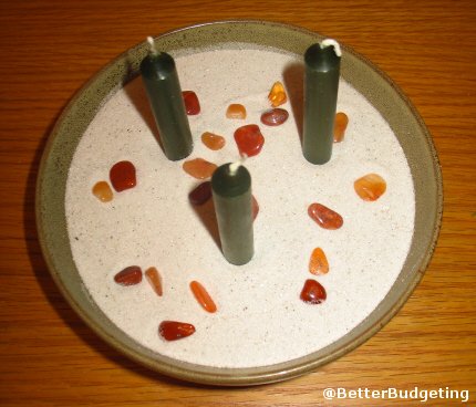 Better Budgeting: Easy Elegant Sand Candle Holders