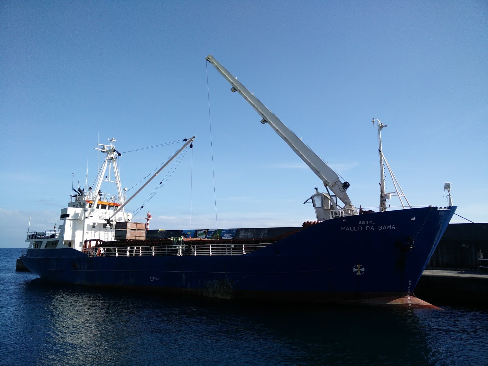 PORTO DA CALHETA: Escala TMG's 08MAI2018