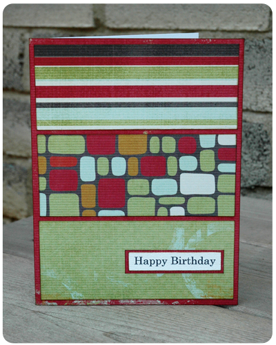 Crafty Cucumber: Card of the Week: Grid Card Tutorial