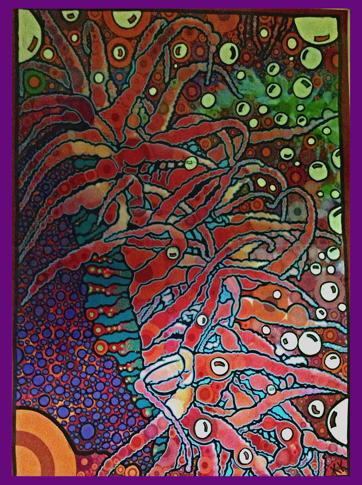 Digital Cubism - using Circles to make an Artwor (Percolator App)