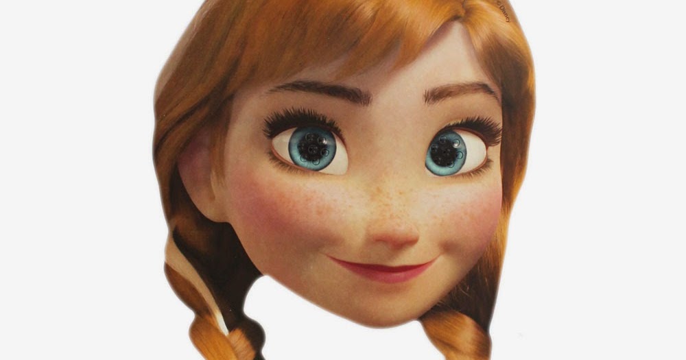 Frozen: Anna Free Printable Mask. - Oh My Fiesta! in english