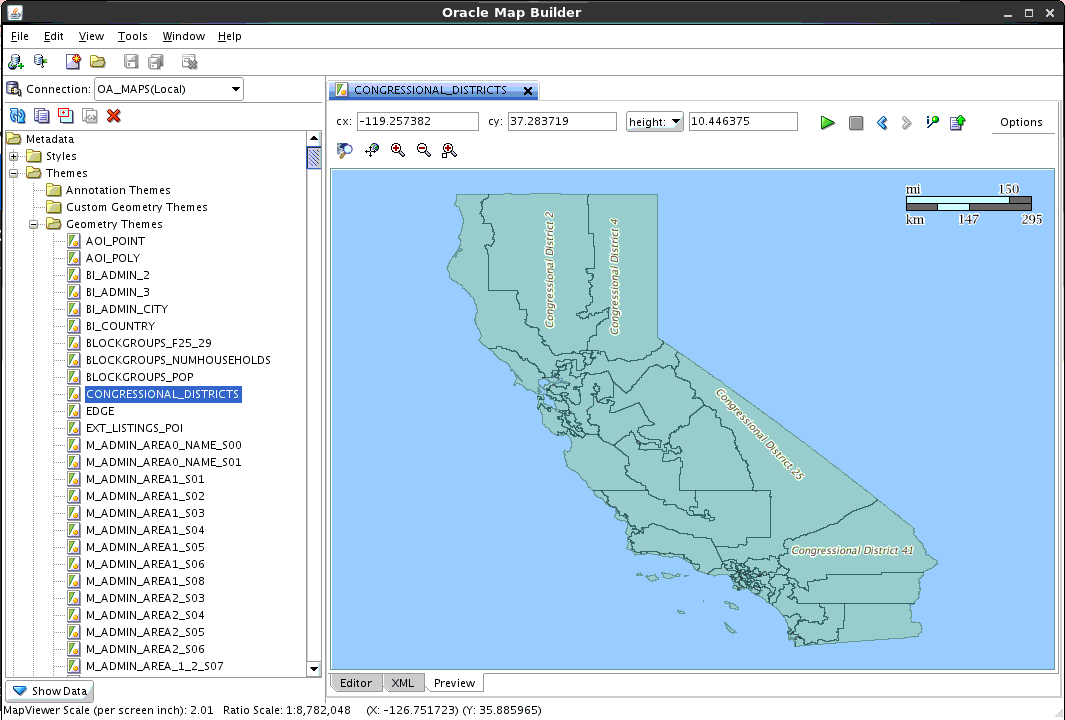 Map Your Data Visualization Using a GeoJSON Oracle Database Theme