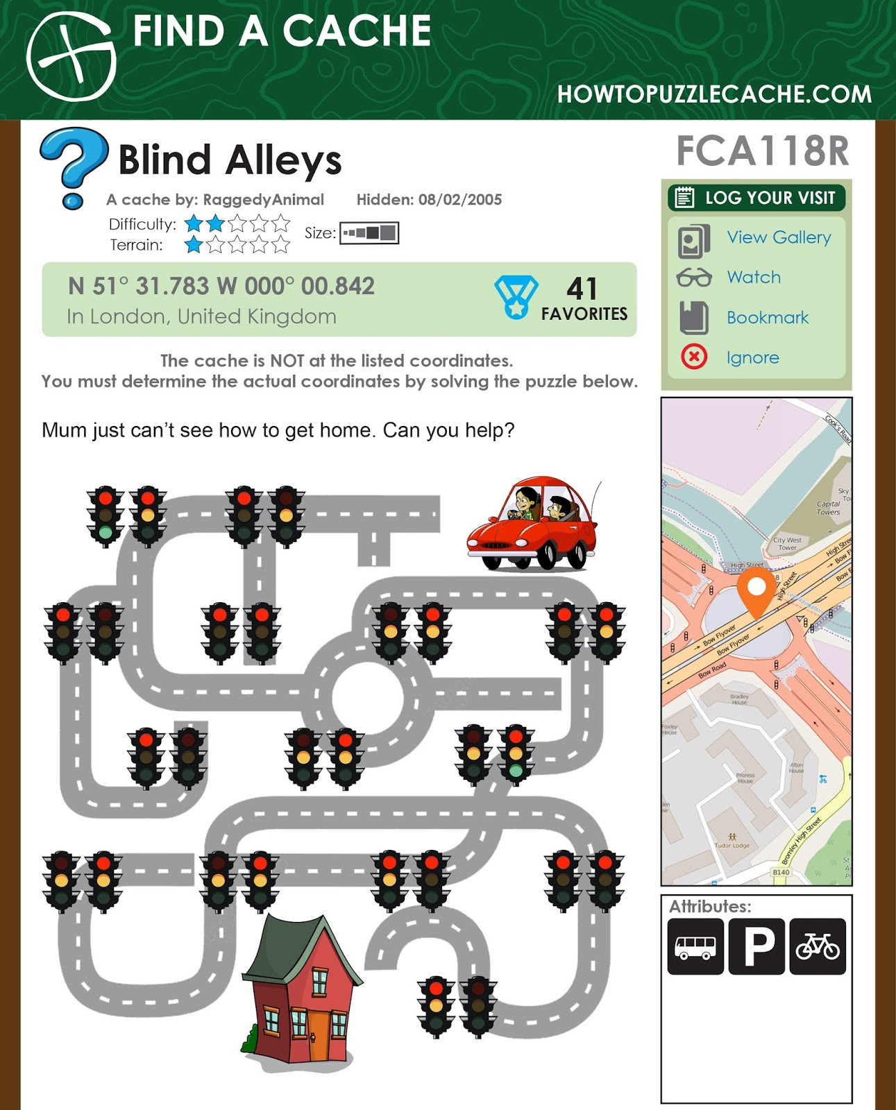 PUZZLE CACHE PRACTICE: January 2016