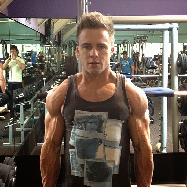 Daily Bodybuilding Motivation: Handsome Male Model Jordan Peters ...