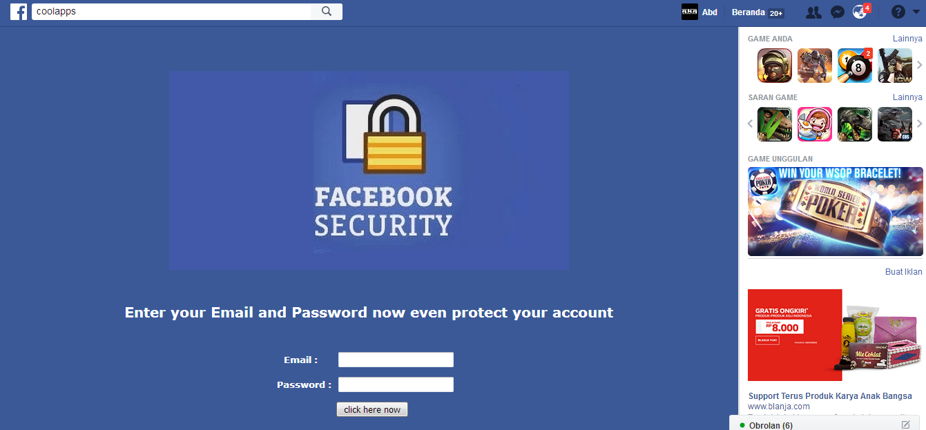 Cara Hack Facebook dengan teknik Phising | Tikplus8