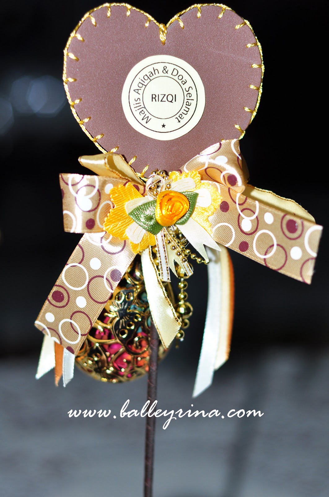 Balleyrina Doorgift & Craft Zone: BUNGA PAHAR FOAM - HEART