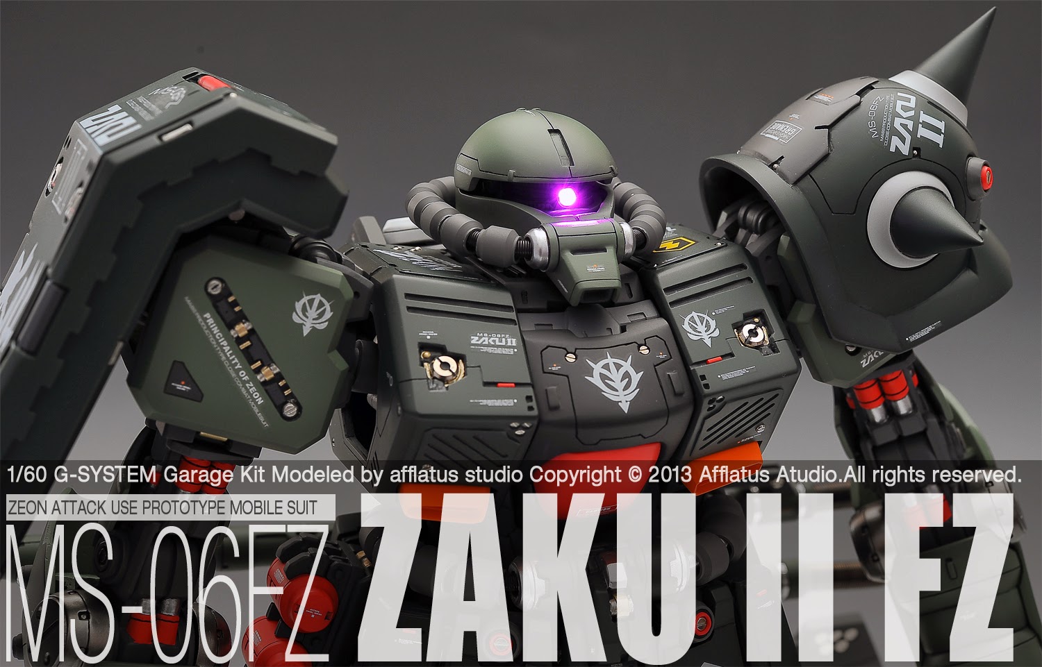 Painted Build: G-System 1/60 Zaku II FZ