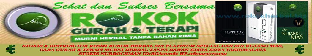 Rokok herbal SIN Platinum Special, SIN Kujang Mas, SIN Mind dan Sin ...
