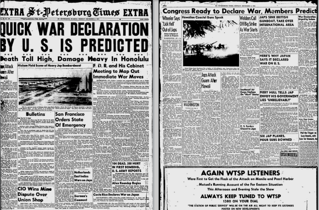 MY DAILY SOAPBOX: Remembering Pearl Harbor...December 7, 1941