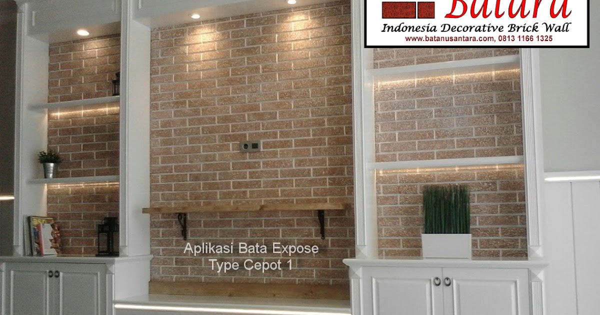Bata Tempel Murah: Bata expose/brick wall untuk aplikasi interior ...