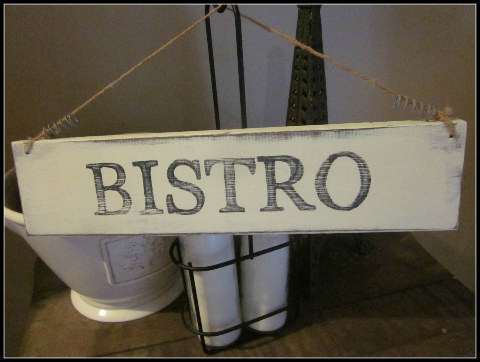 Rustic Wooden Bistro Signs