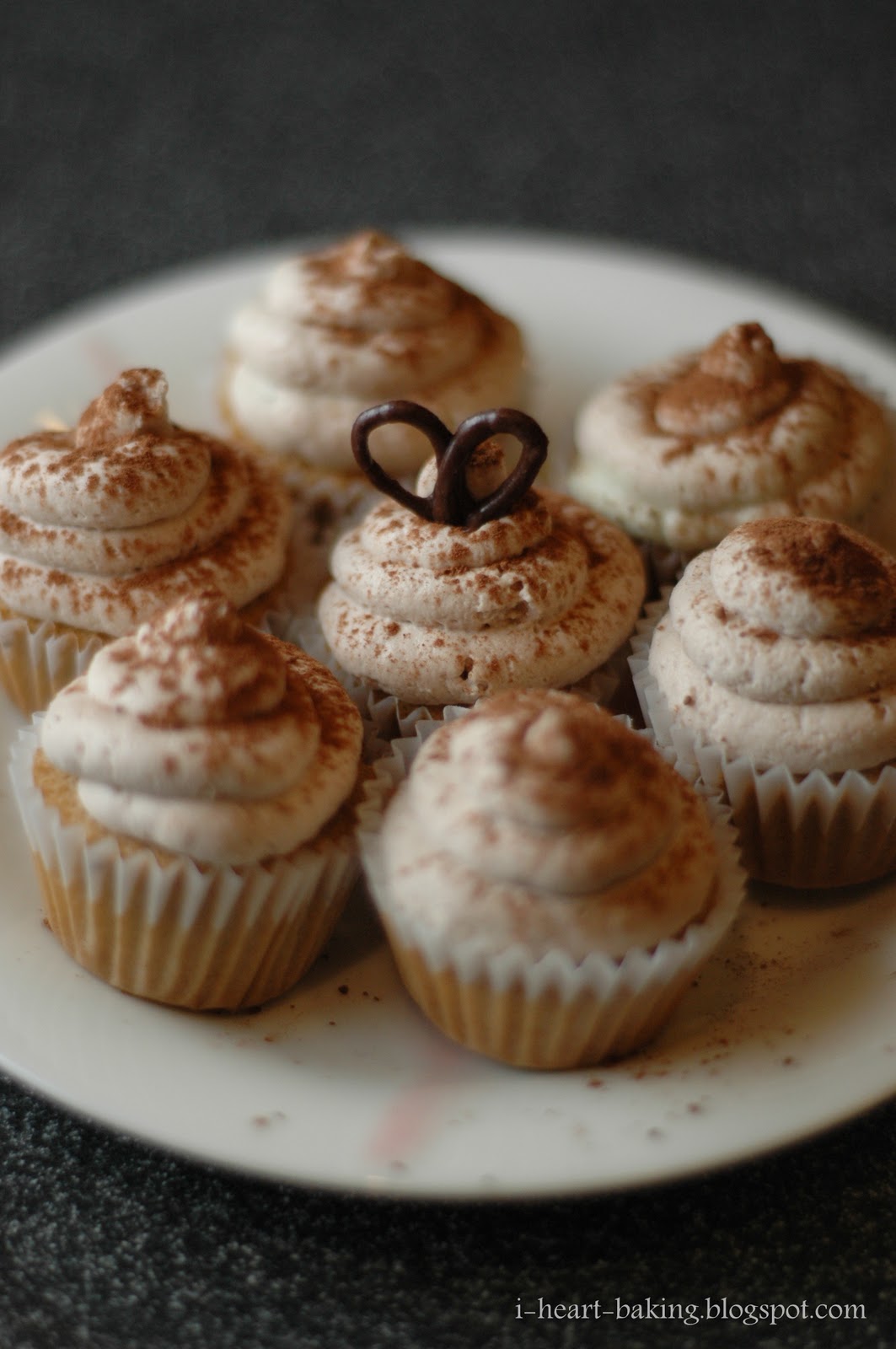 i heart baking!: mini coffee chiffon cupcakes with cocoa whipped cream