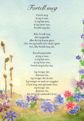 Hannas skravvel og snavvel: Fint dikt