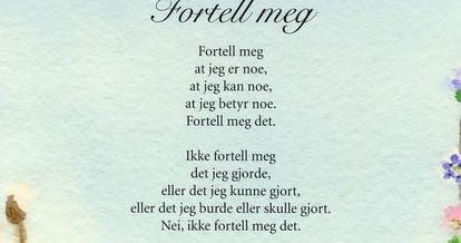 Hannas skravvel og snavvel: Fint dikt