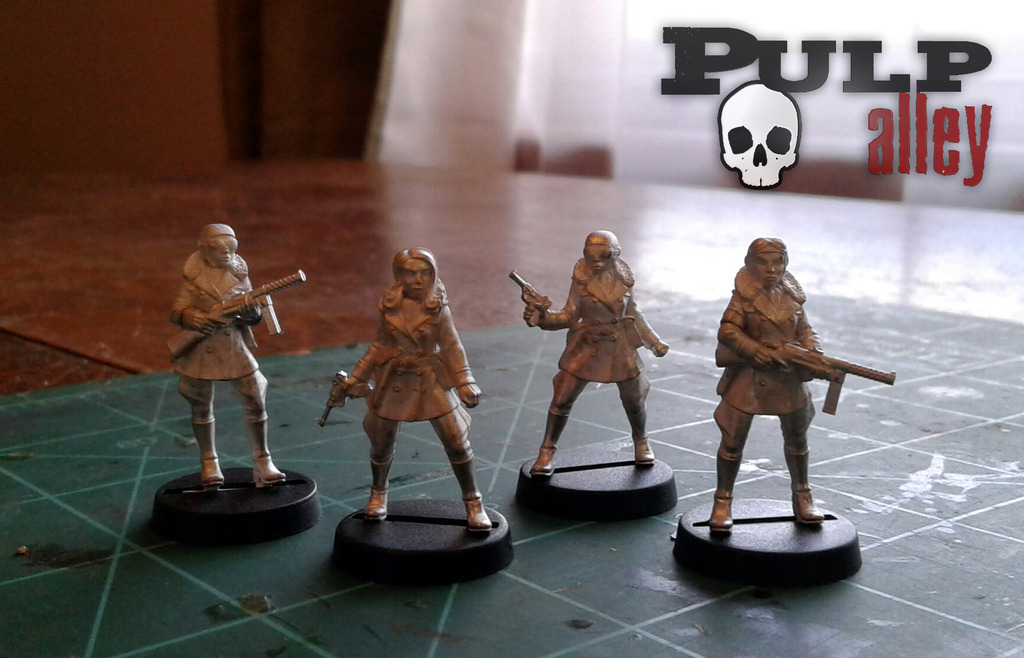Wargame News and Terrain: Pulp Alley: New Pulp Alley Female Sky Pirates ...