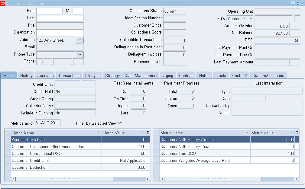 Oracle R12 E-Business Suite Experiences: Collections Workbench in AR ...