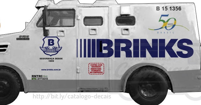 Carro Forte Brinks 50 anos Brasil