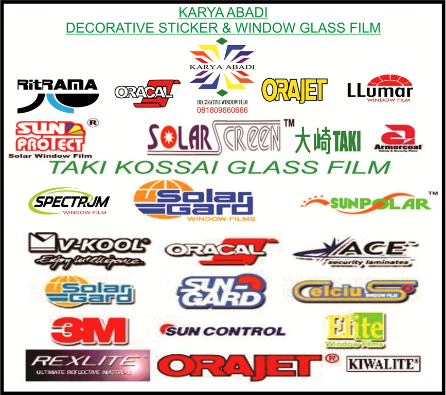 Karya Abadi - Decorative Sticker : Sandblast Sticker & Kaca Film Gedung ...