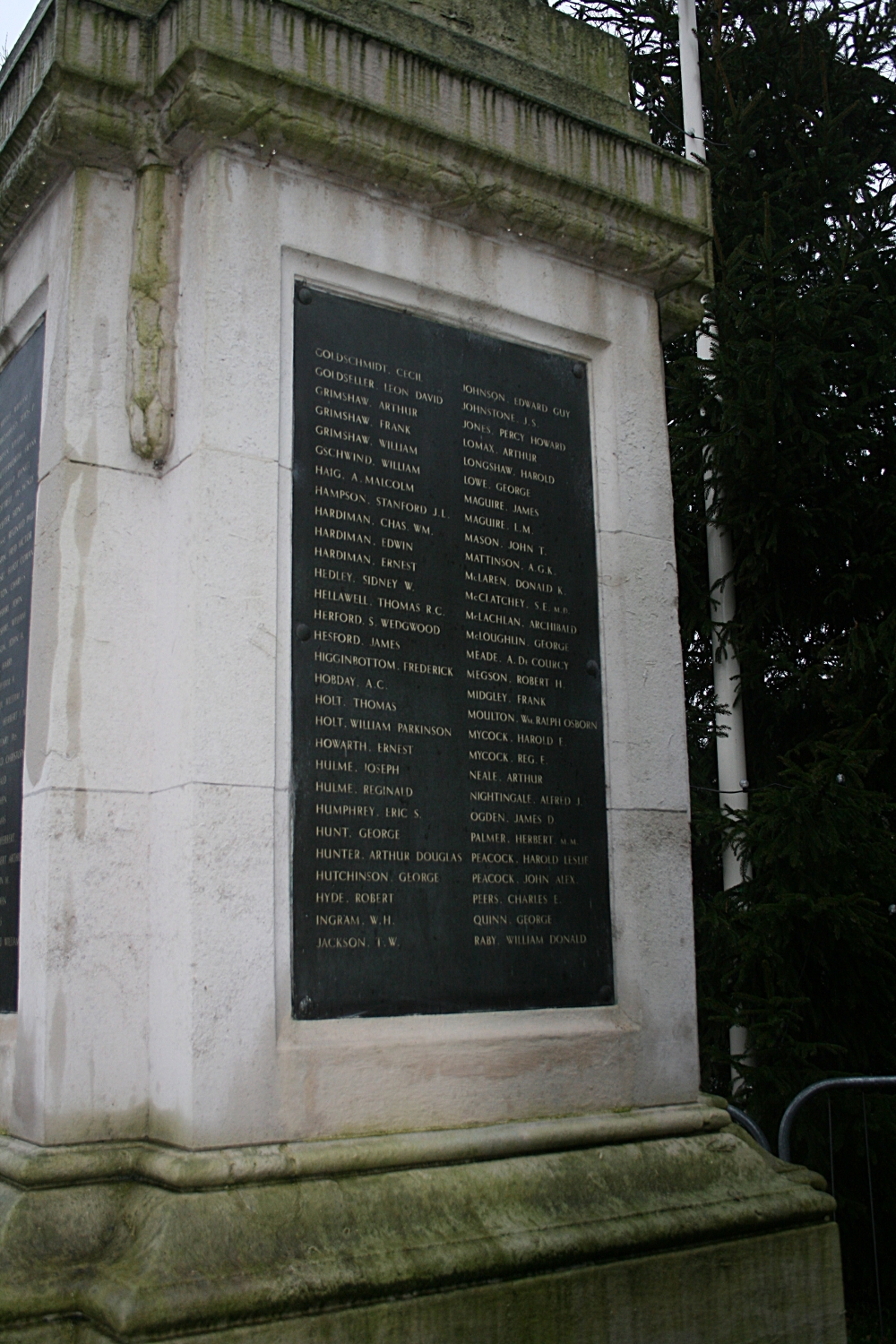 Memorials: Didsbury War Memorial