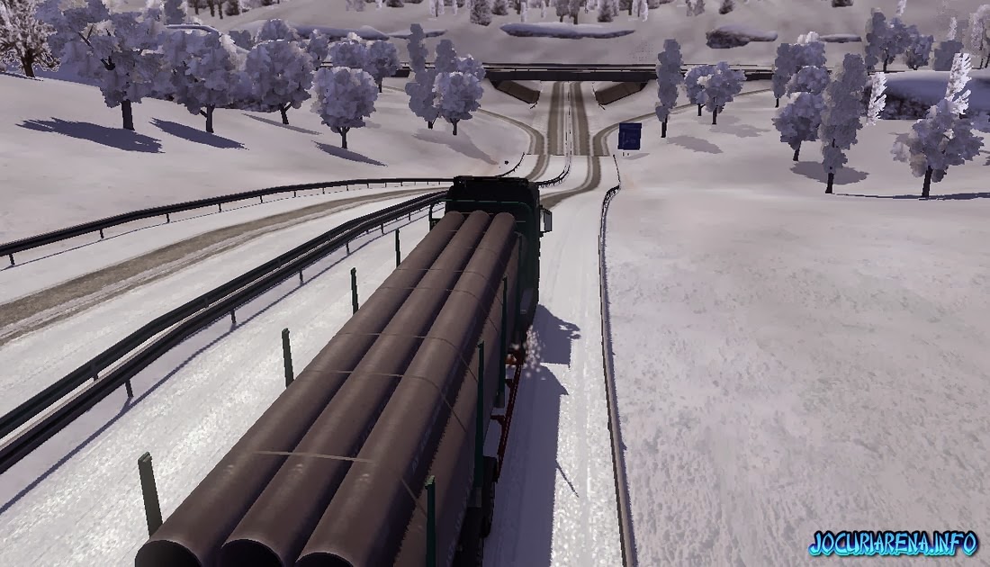 KUMPULAN MOD ETS 2: ETS2 map v.3.1 snow edit.goba6372