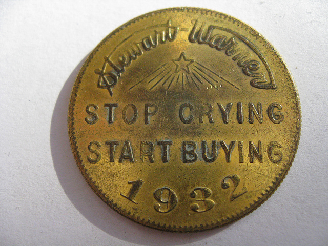 Dėstytojas nuovadoje: The end of the depression coin 1932