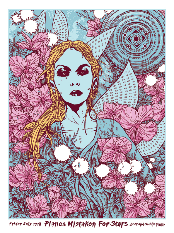 INSIDE THE ROCK POSTER FRAME BLOG: Brian Mercer Planes Mistaken For ...